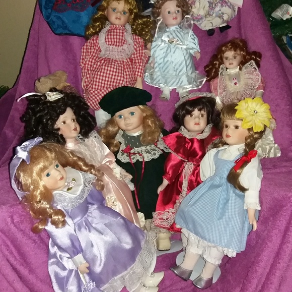 Alexandra dolls | Other | Beautiful Collection Of Porcelain Dolls ...